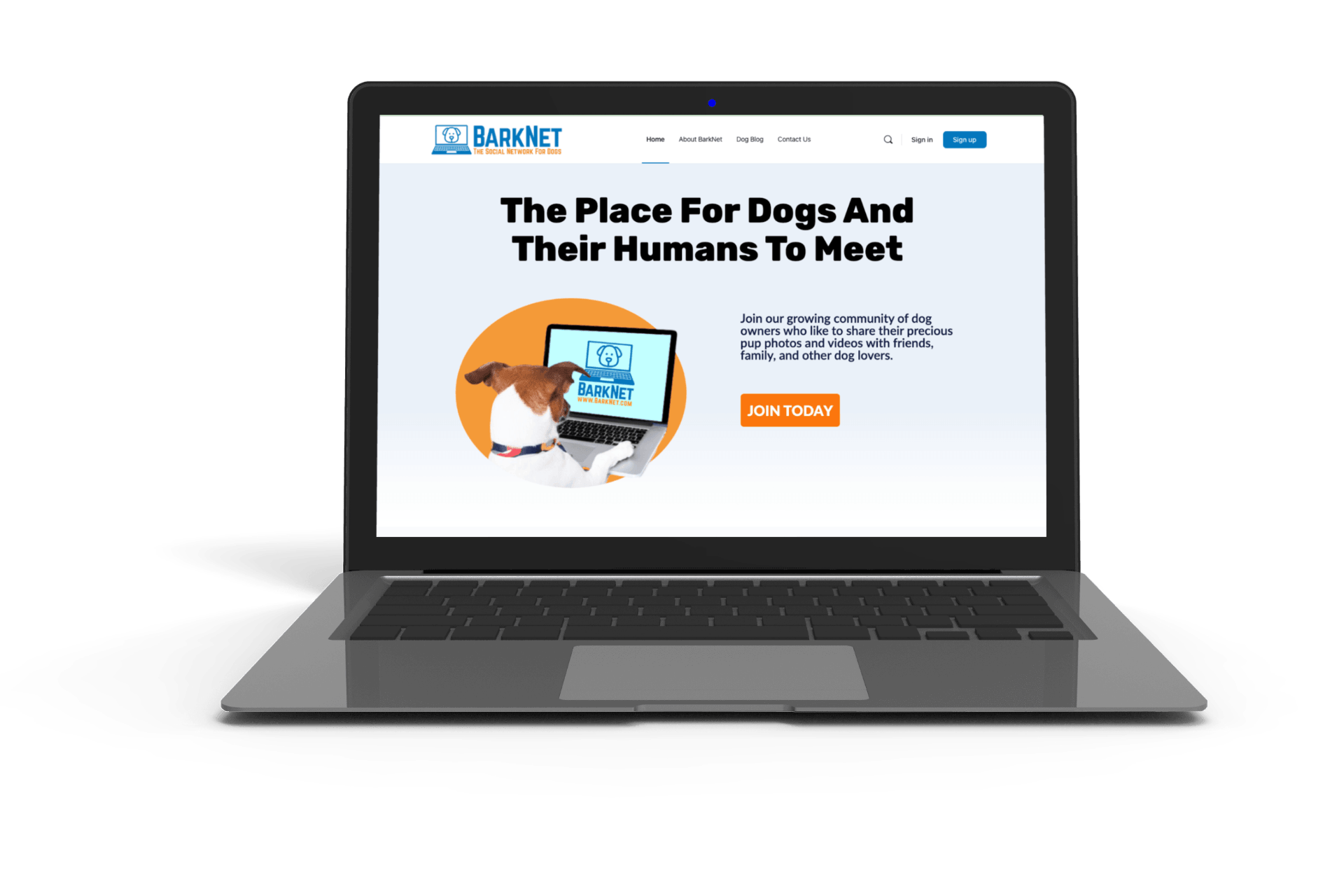 Home Page - Logged Out - BarkNet